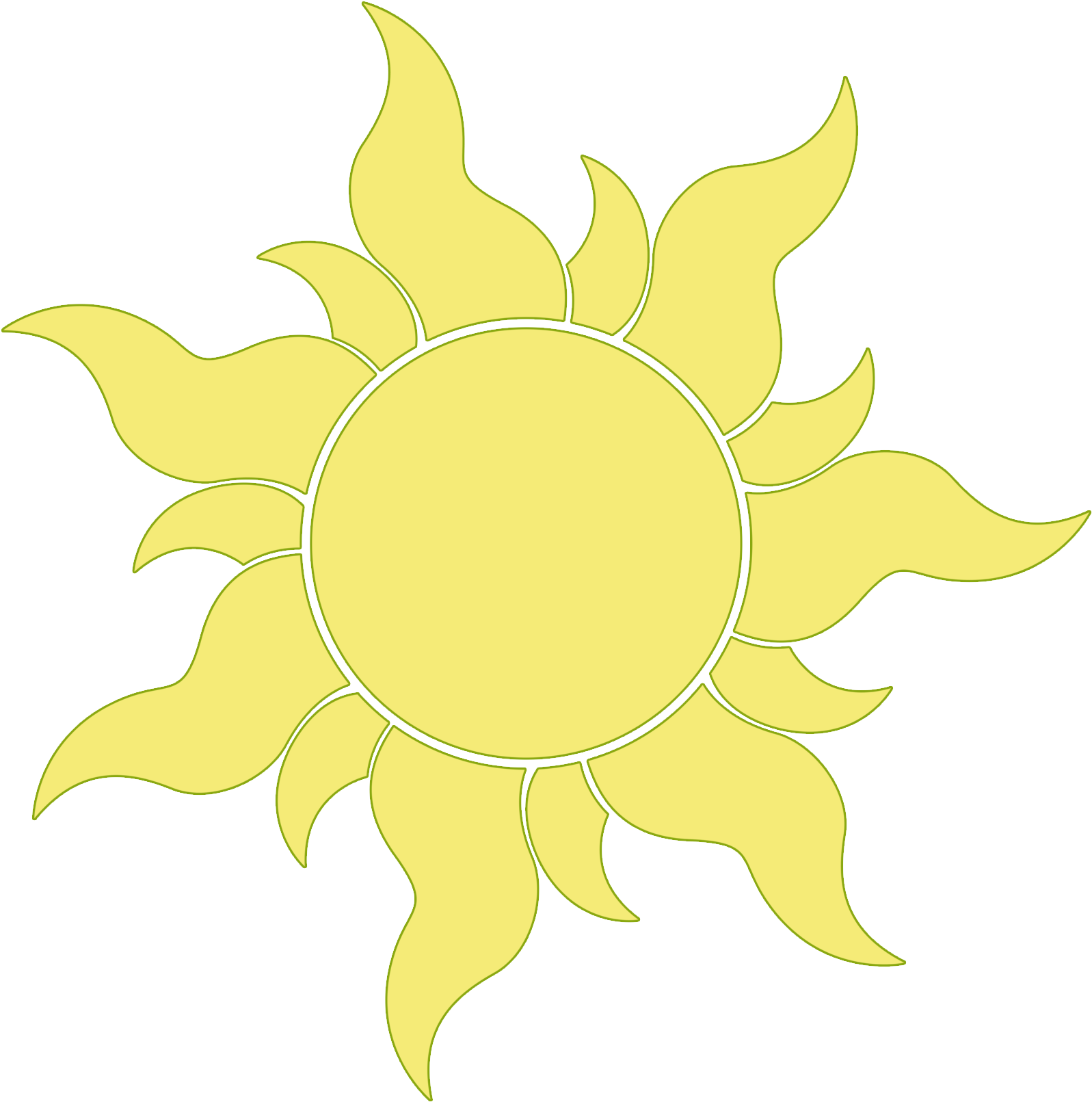 Sun Tangled Clipart - Kingdom Of Corona Symbol - Png Download - Full ...