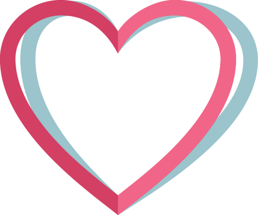 Pink Heart Outline Png Image - Free Pink Heart Transparent Png Clipart ...
