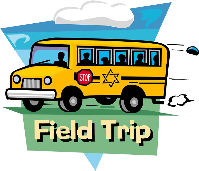 Bus Field Trip Cartoon - School Educational Field Trip Clipart - Full ...
