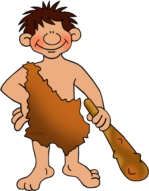 Download Ancient Working - Easy Drawing Of Early Man Clipart (#5532672 ...