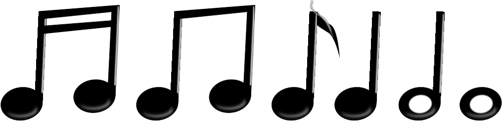 Musical Notes Svg Clip Arts - Circle - Png Download - Full Size Clipart ...