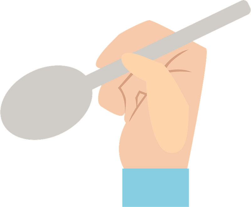 Hand Spoon Clipart - Png Download - Full Size Clipart (#5534200 ...