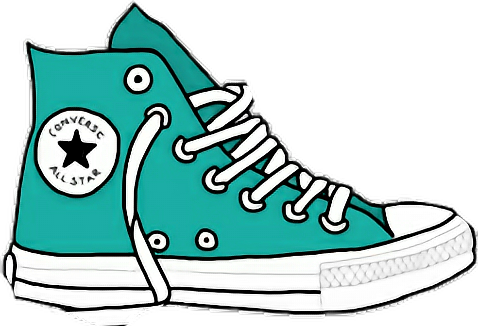 Download Transparent Converse Clipart - Cartoon Converse Shoes - Png ...