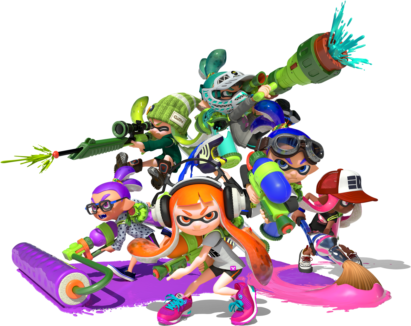 Splatoon Clipart - Splatoon Clip Art - Png Download - Full Size Clipart ...