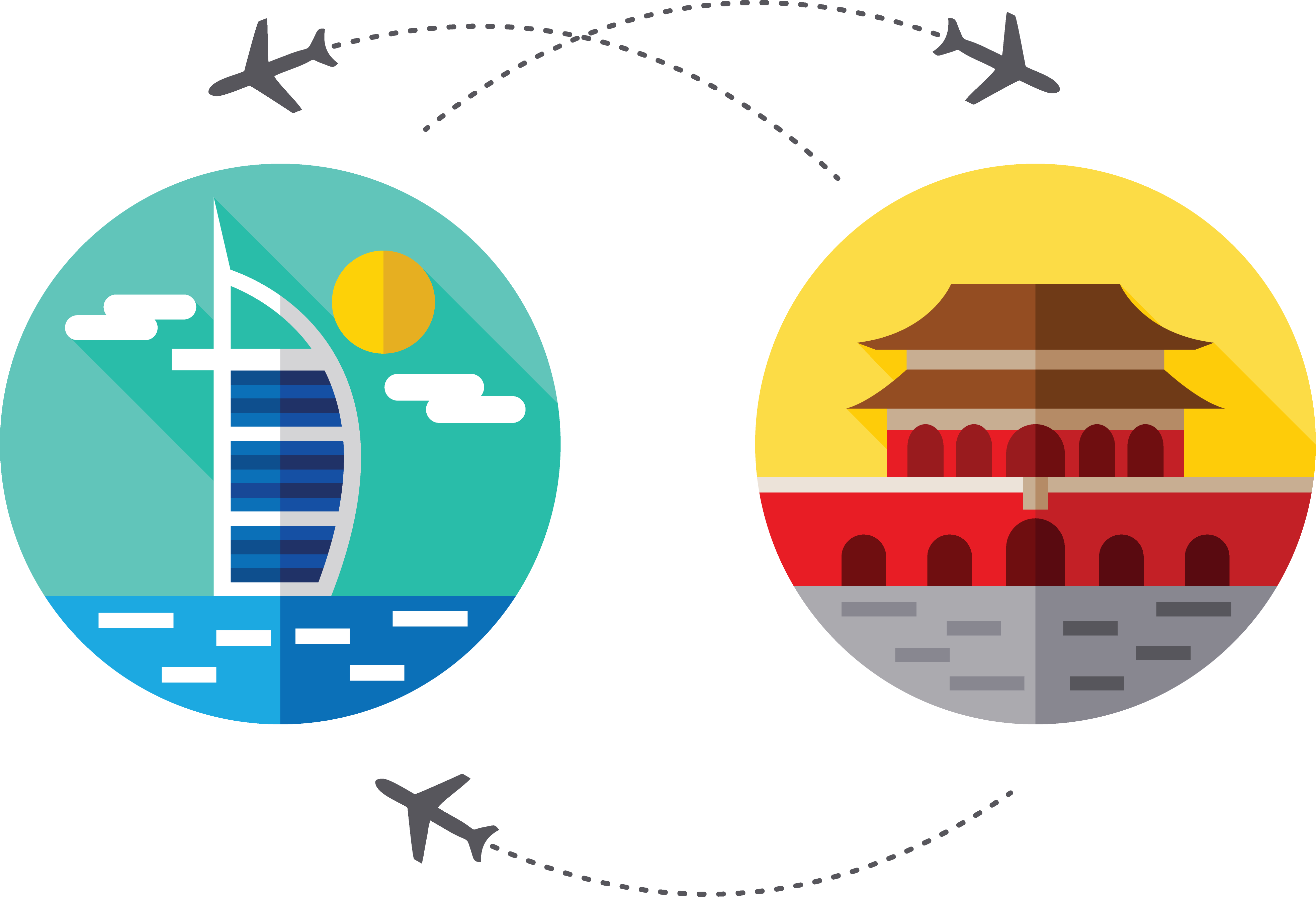 How Can The Uae Attract More Chinese Tourists - Cn Tower Flat Icon ...