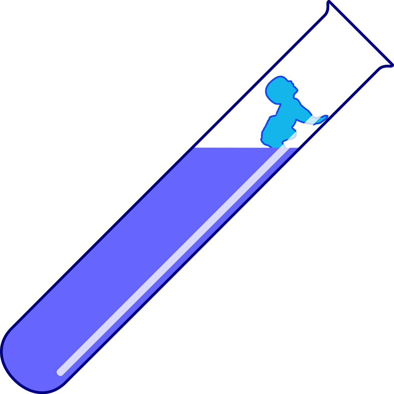 Test Tube Baby Vector Clipart - Full Size Clipart (#5540764) - PinClipart