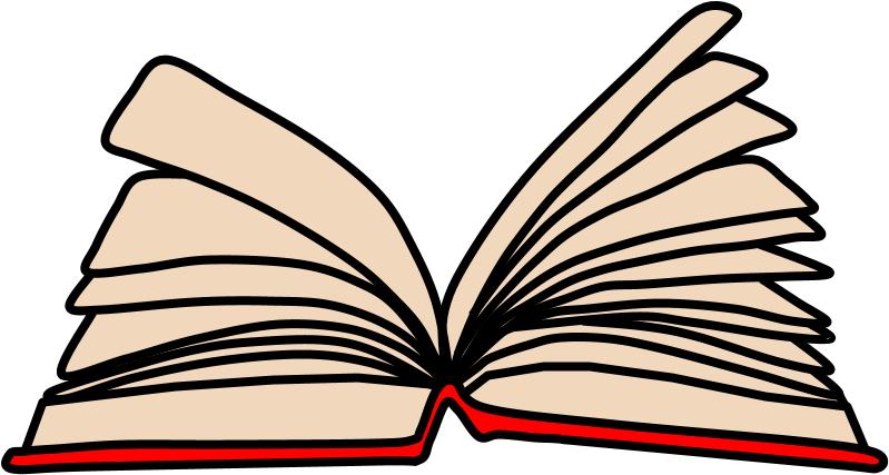 Book, Open Face Up, Red Clipart - Full Size Clipart (#5541014) - PinClipart