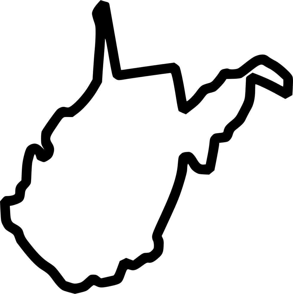 Download West Virginia - West Virginia Outline Svg Clipart (#5543672 ...