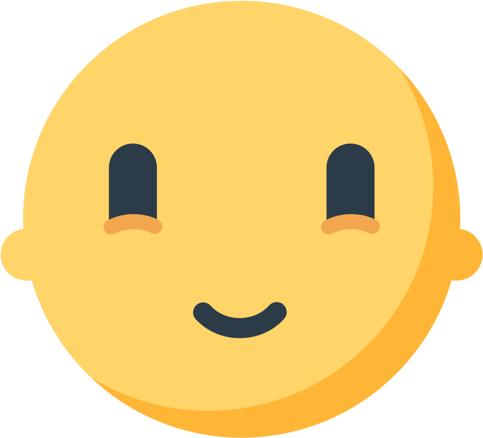Download File - Fxemoji U263b - Svg - Slightly Smiling Smiling Face ...