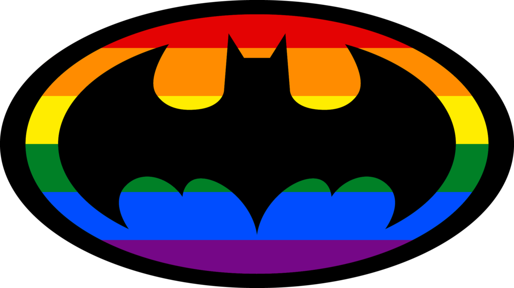 Batman Clipart Rainbow - Lgbt Batman - Png Download - Full Size Clipart ...