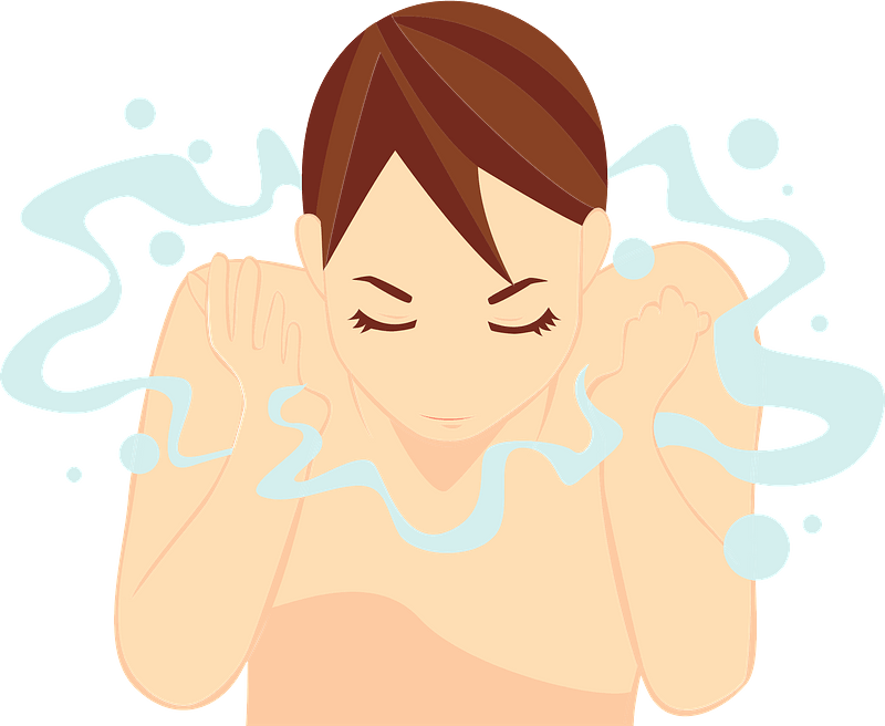 Woman Face Wash Clipart - Illustration - Png Download - Full Size ...