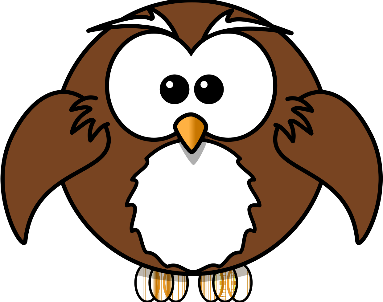 Cartoon Owl Clipart - Full Size Clipart (#5546610) - PinClipart