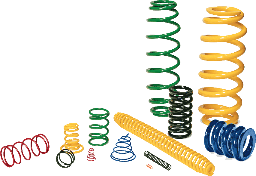 Coil Vector Compression Spring - .6 Diameter Springs Compression ...