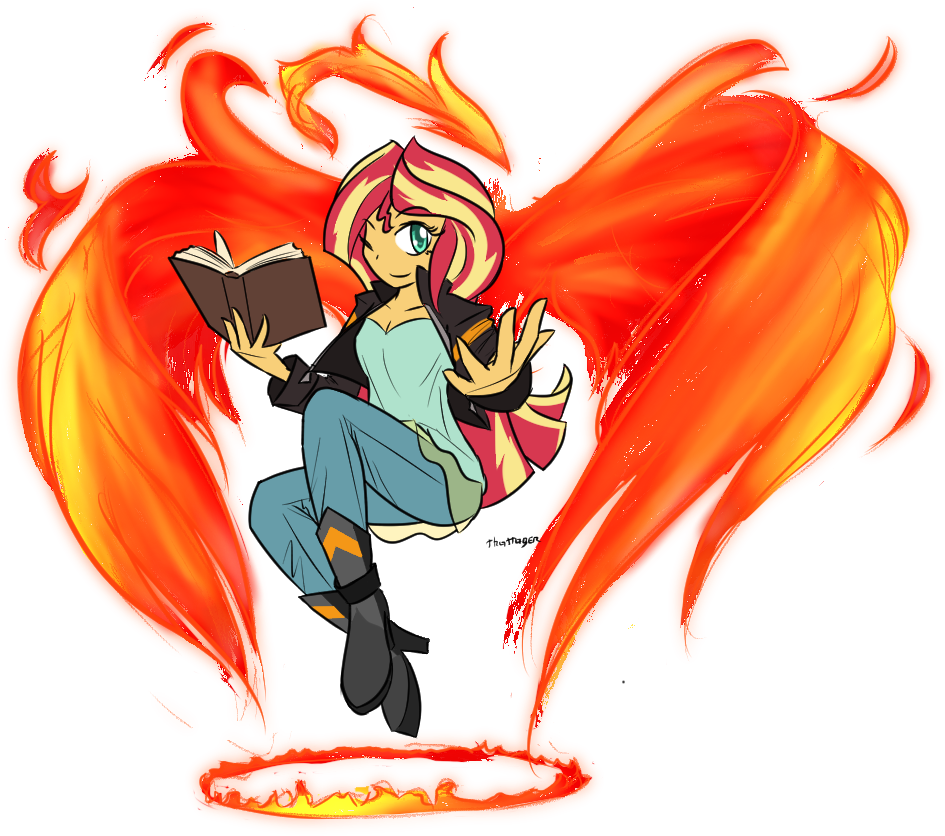 Thattagen, Book, Equestria Girls, Fire, Halo, Magic, - Mlp Sunset ...