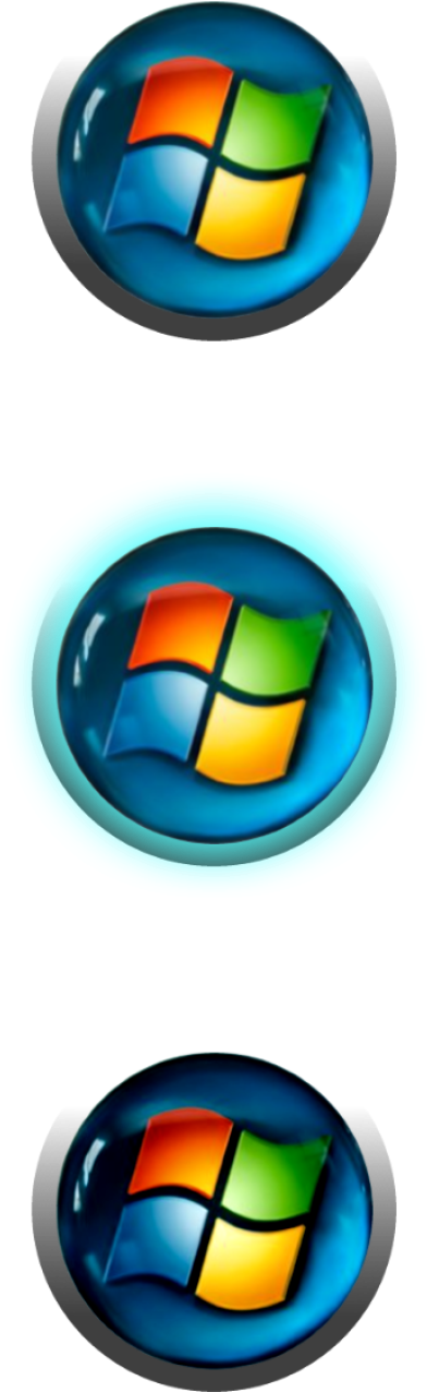 Windows 7 Start Button Small Clipart - Full Size Clipart (#5550681 ...