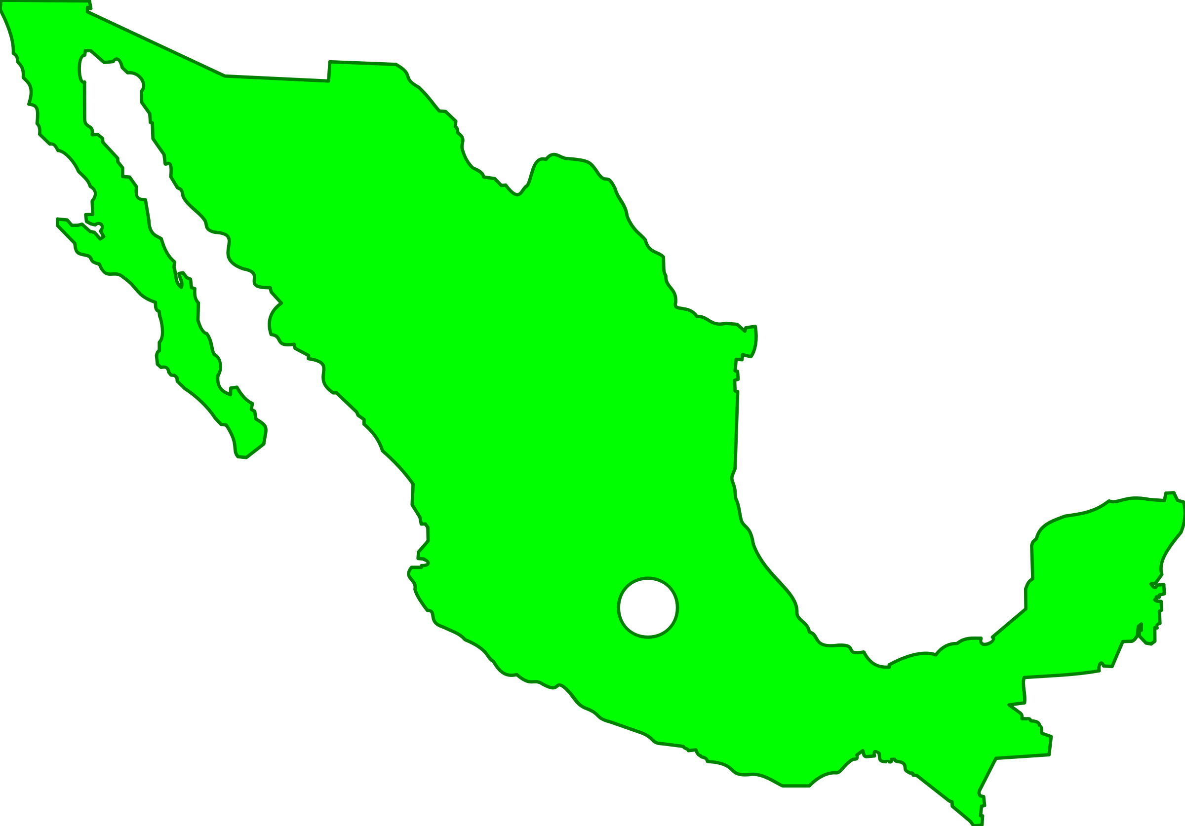 Download Mexico Clipart Map, Mexico Map Transparent Free For - Mexico ...