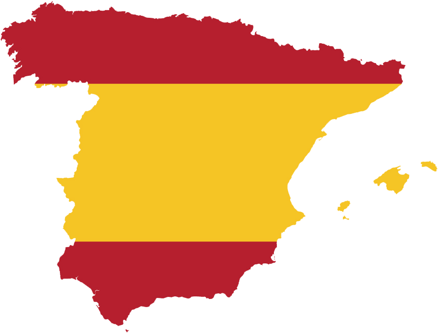Clipart Spain Flag Map - Png Download - Full Size Clipart (#5551997 ...