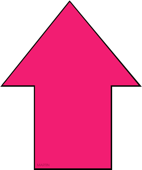 Pink Arrow - Značení Hradu V Mapě Clipart - Full Size Clipart (#5553768 ...