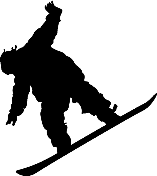 Skier Sticker Snowboarding Winter Sport - Transparent Snowboard Sticker ...