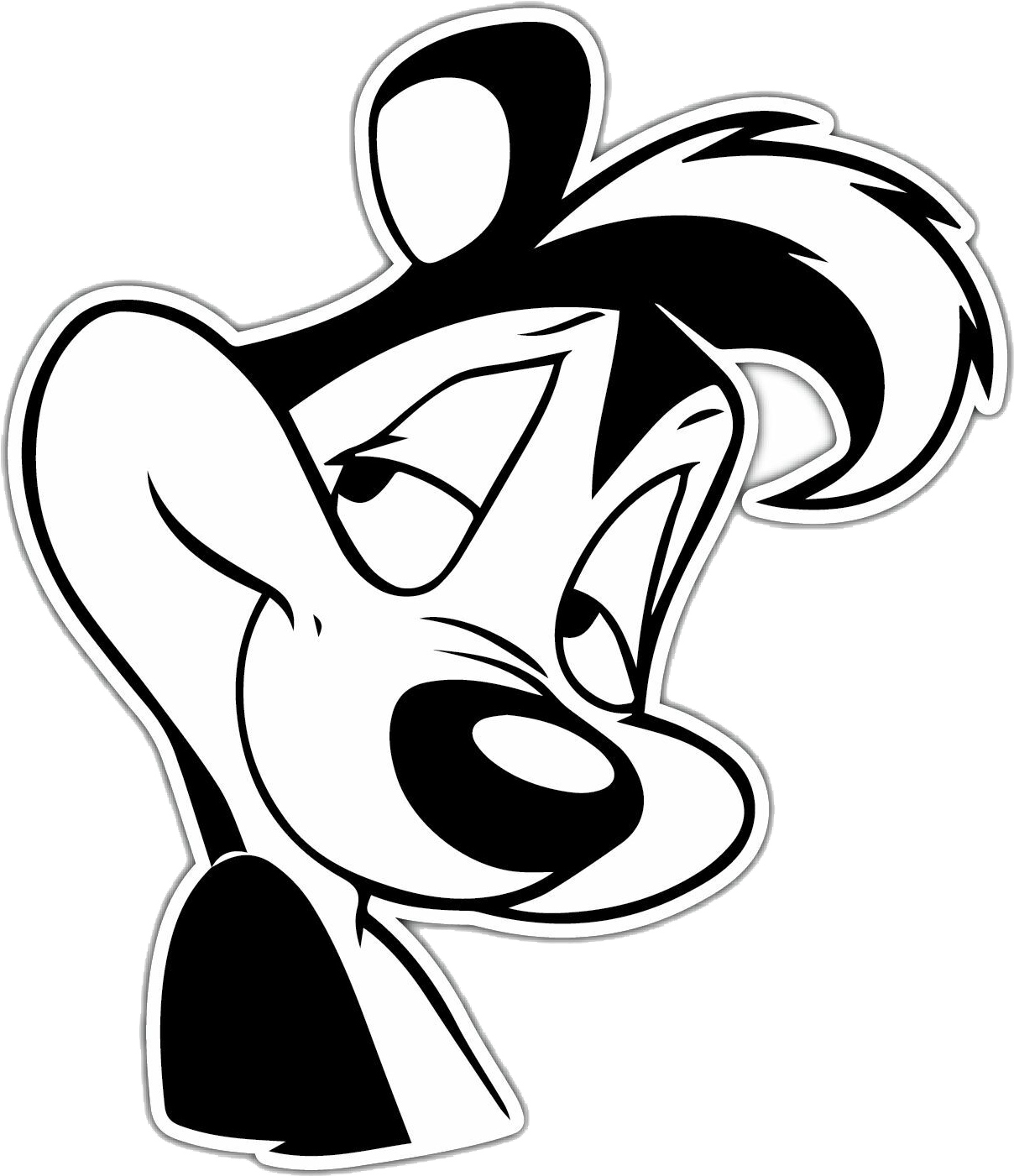 Download Pope Le Pew Png Free Images - Pepé Le Pew Cartoon Clipart ...
