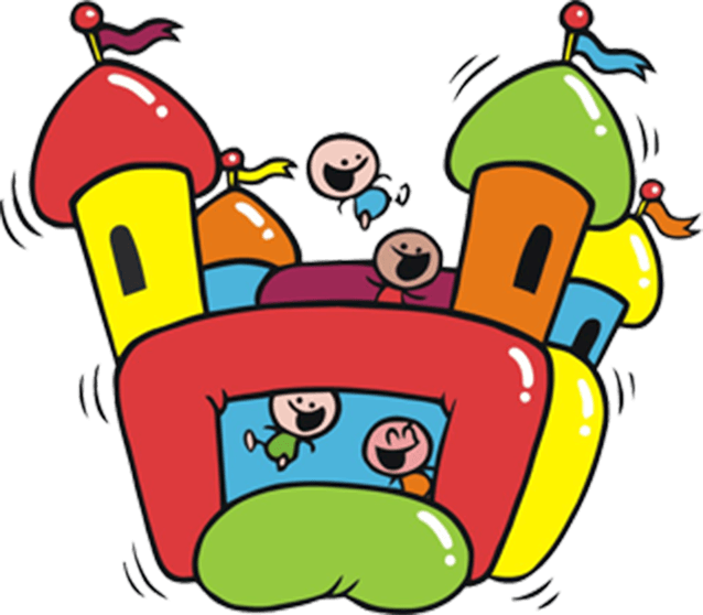 Bouncy Castle Clipart - Bouncy Castle Clipart Free - Png Download ...