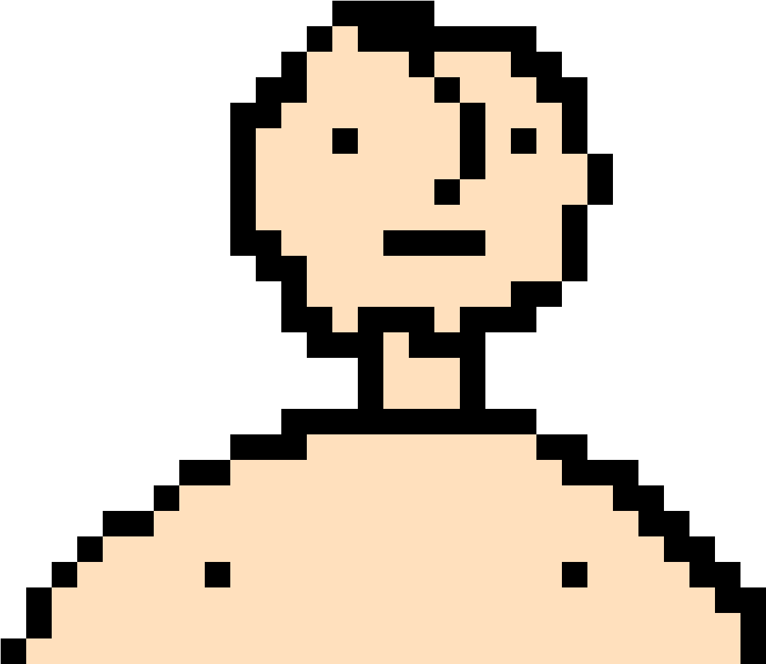 Transparent Doge Face Png - Black And White 8 Bit Clipart - Full Size ...