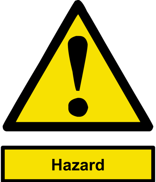 Hazard Safety Signs Scene Key Stage 1 2 Town Clipart - Signs - Png ...