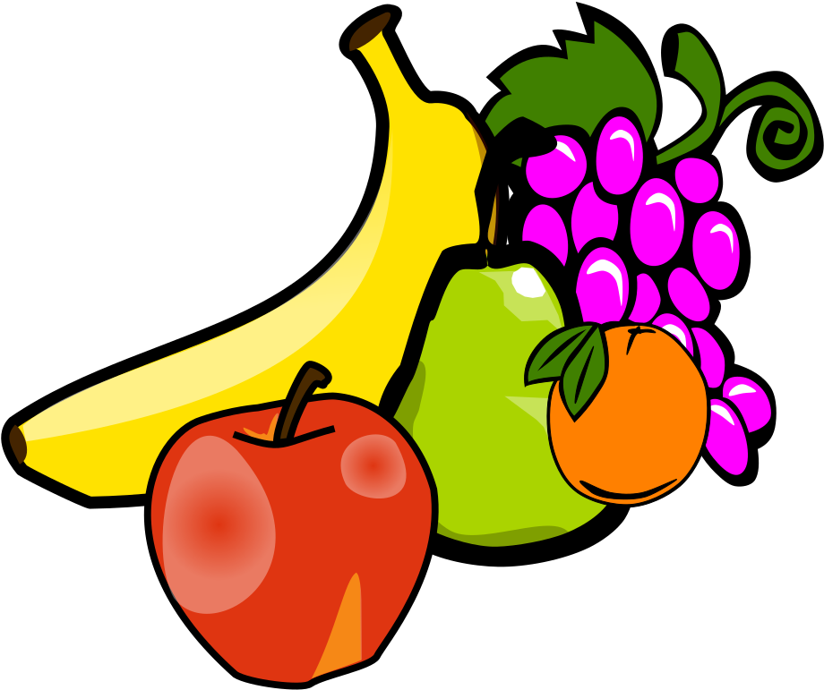 Download Apple Coloring Fruit Svg Clip Arts - Transparent Fruits And ...