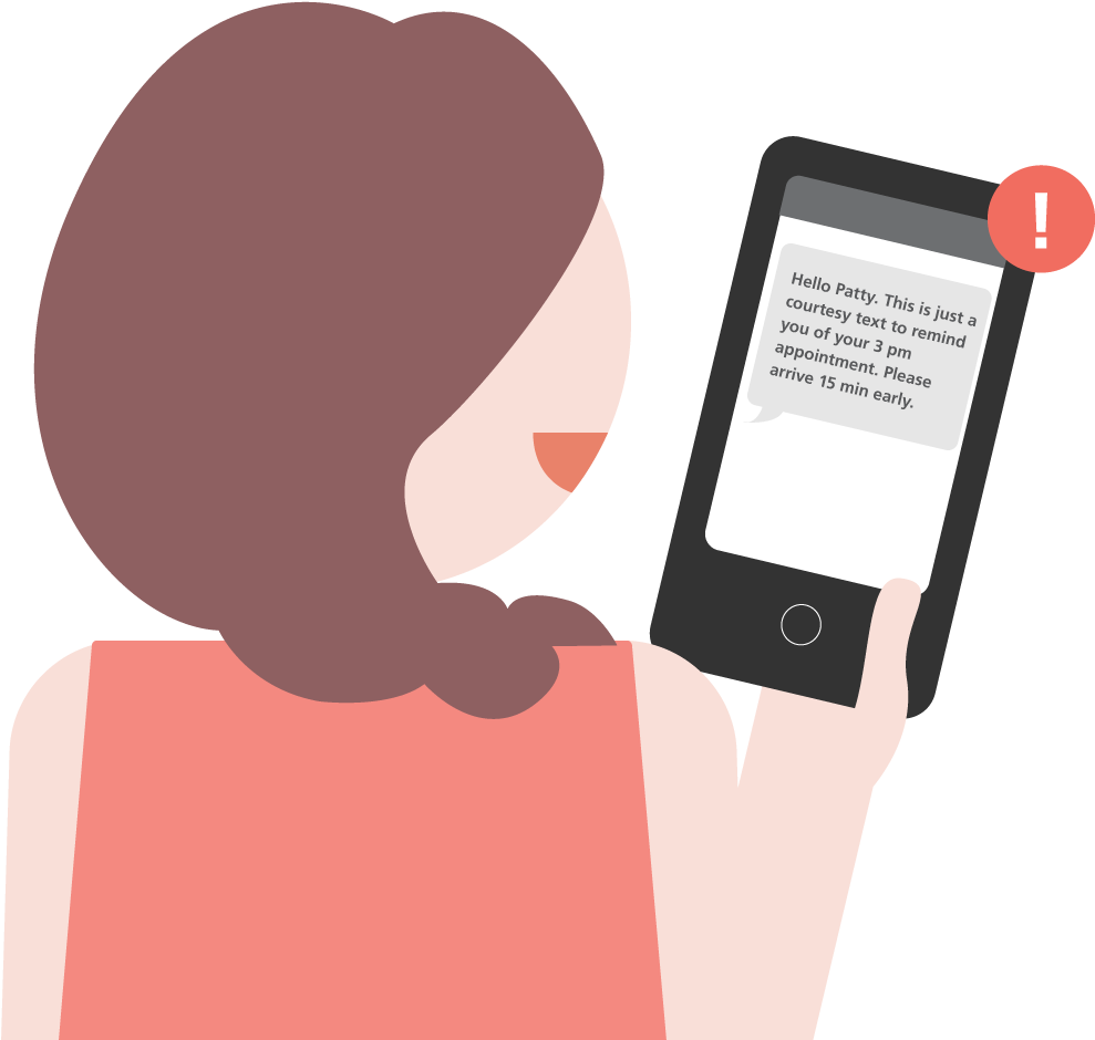 Important Clipart Appointment Reminder - Sms Reminder Clipart - Png ...