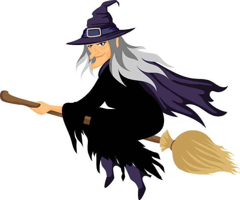 Witch Clipart - Png Download - Full Size Clipart (#5565775) - PinClipart