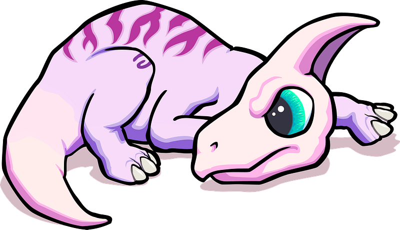 Hadrosaur 03 Clipart - Cartoon Dinosaurs Transparent - Png Download ...