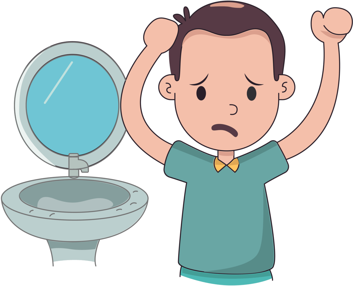 Hair Loss - Cartoon Clipart - Full Size Clipart (#5566209) - PinClipart