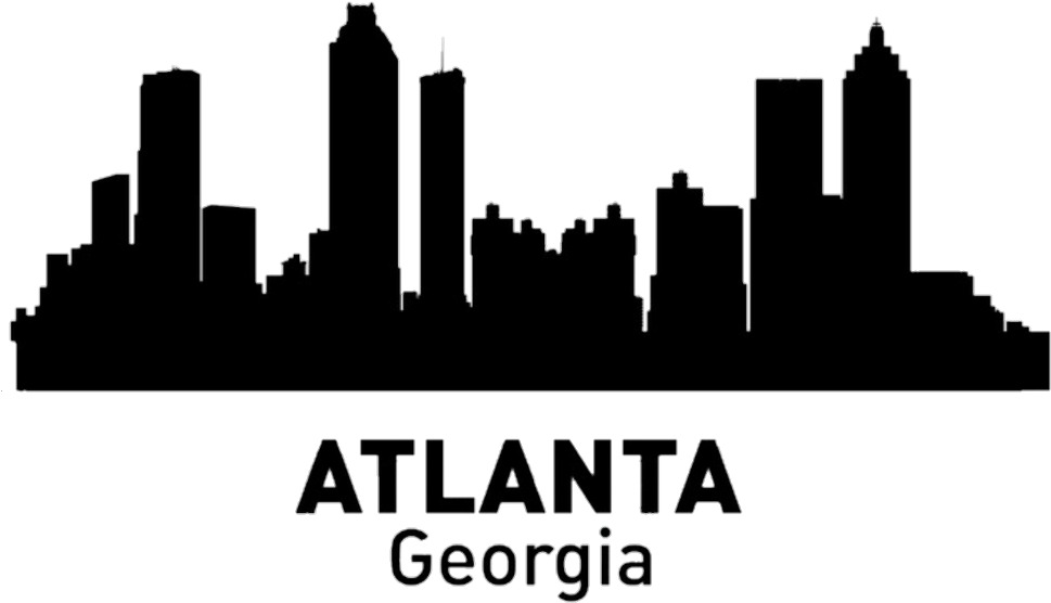 Transparent Atlanta City Skyline Clipart - Atlanta Skyline Silhouette ...