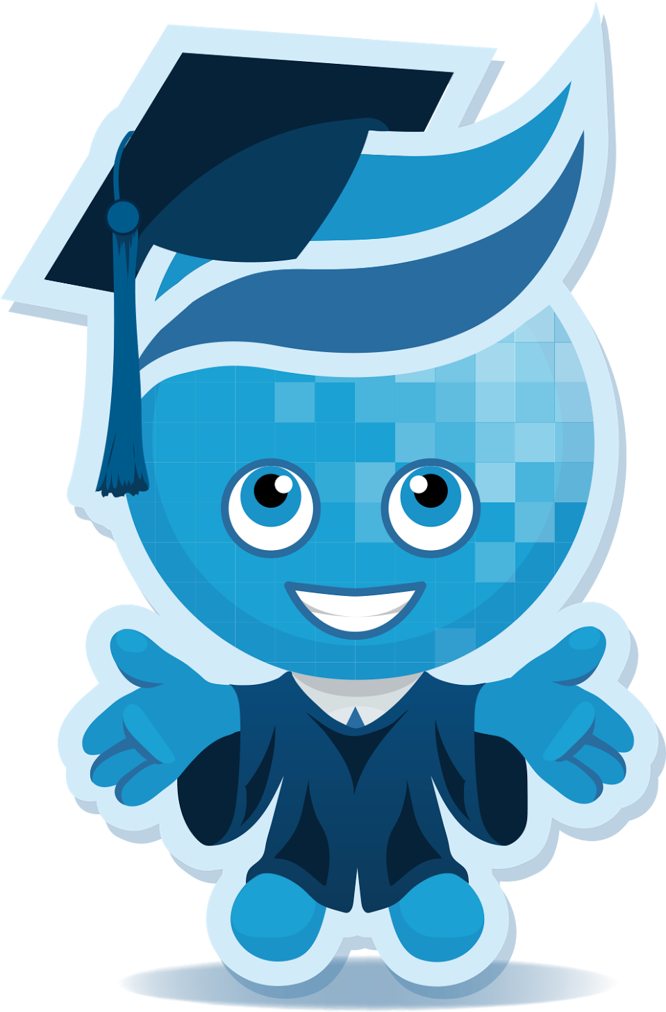 Image Of Rio Salado Mascot Splash In Cap And Gown - Rio Salado College ...