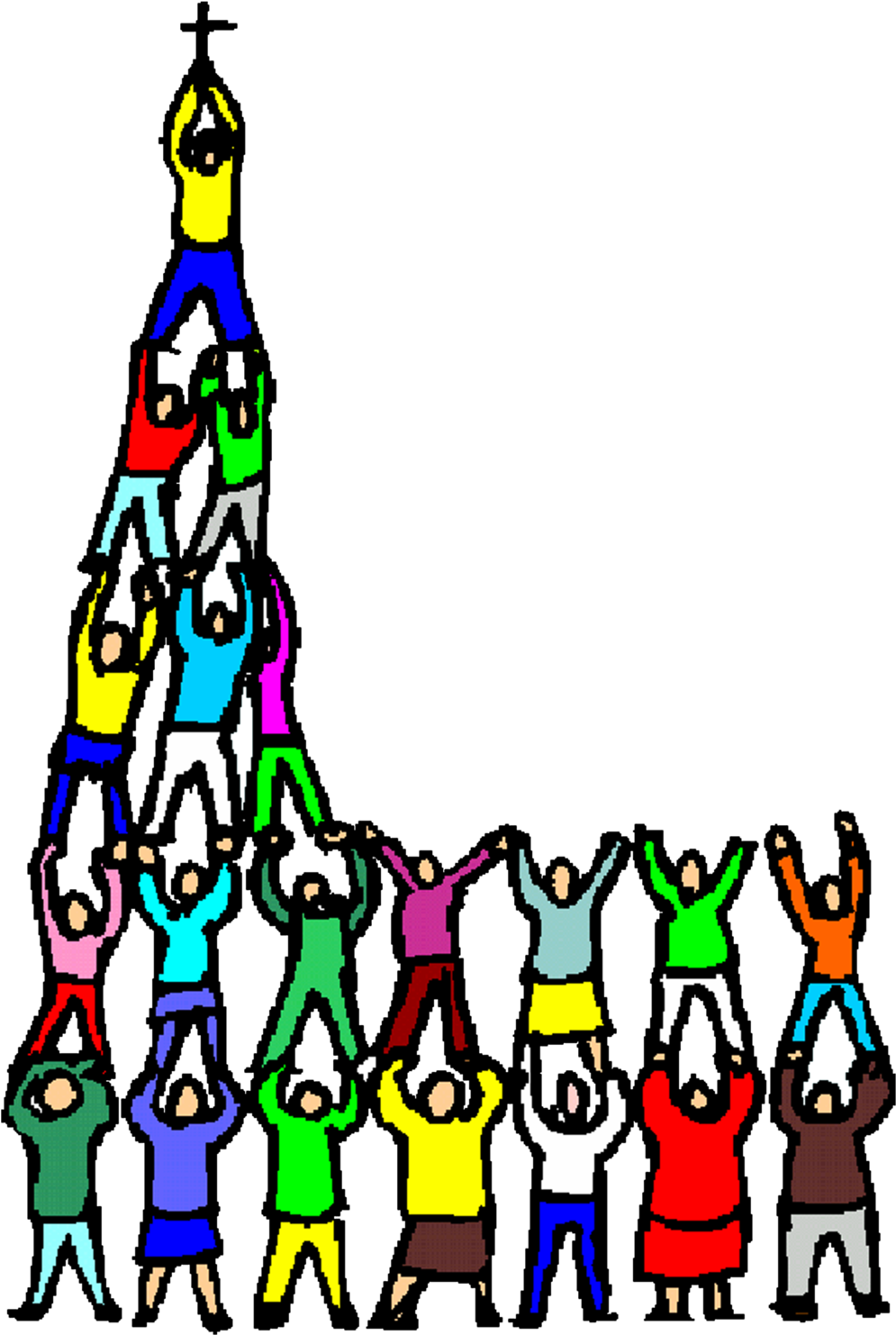 People Building A Church Clipart - Full Size Clipart (#5568759 ...
