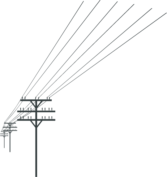 Vector Power Electric Line - Electric Pole Silhouette Png Clipart ...