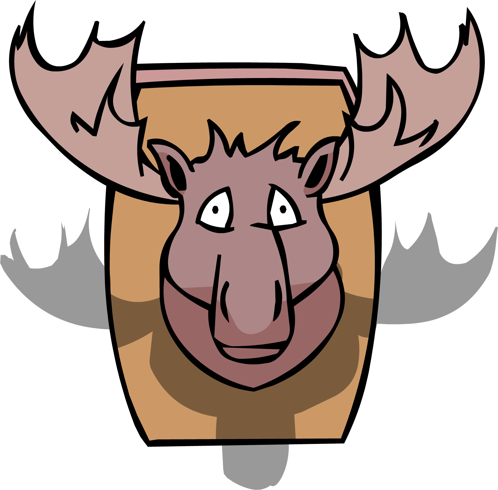 Moose Clipart Superhero - Club Penguin Moose - Png Download - Full Size ...
