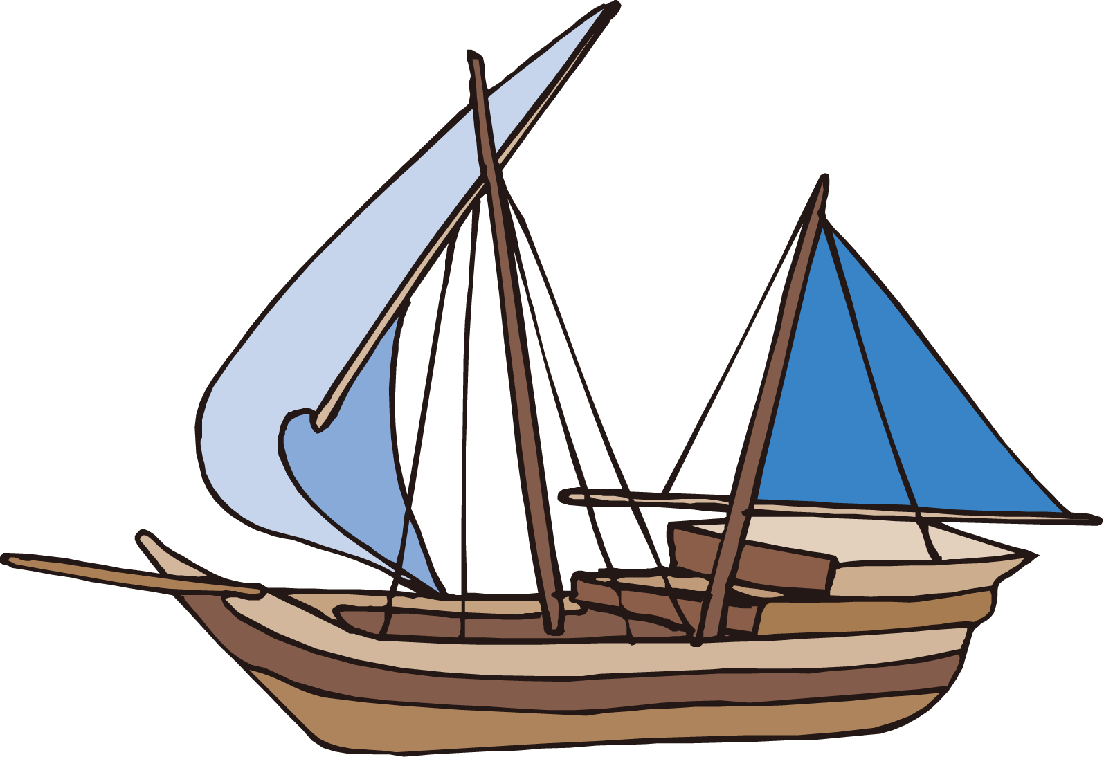Download Caravel Cartoon, Hd Png Download - Png Images Boat Cartoon Png ...