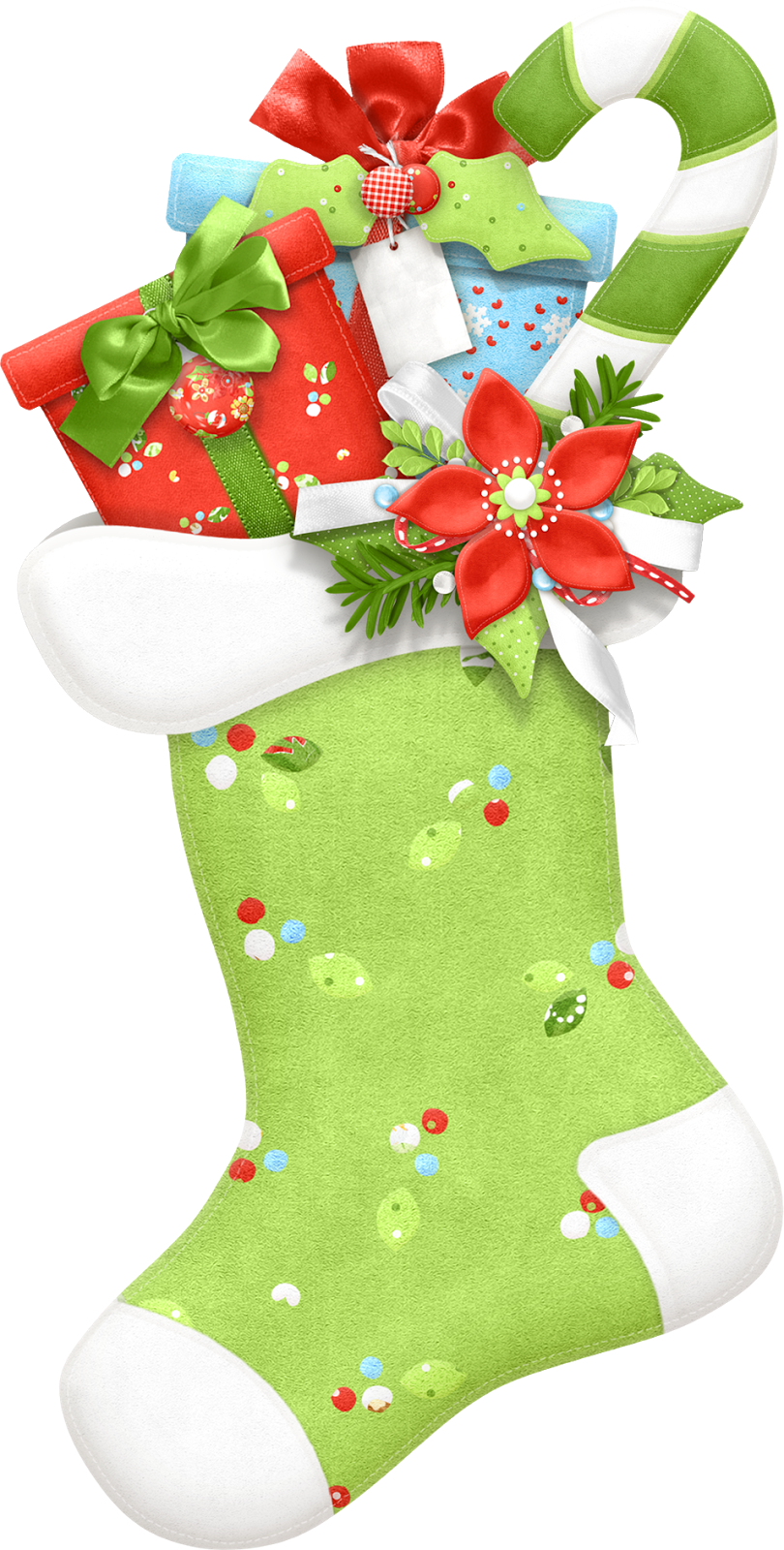 Transparent Background Christmas Stockings Png Clipart - Full Size ...