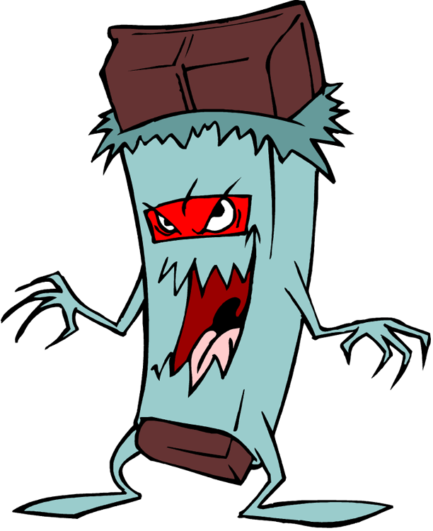 Candy Monster Clipart , Png Download - Evil Candy Bar Transparent Png ...