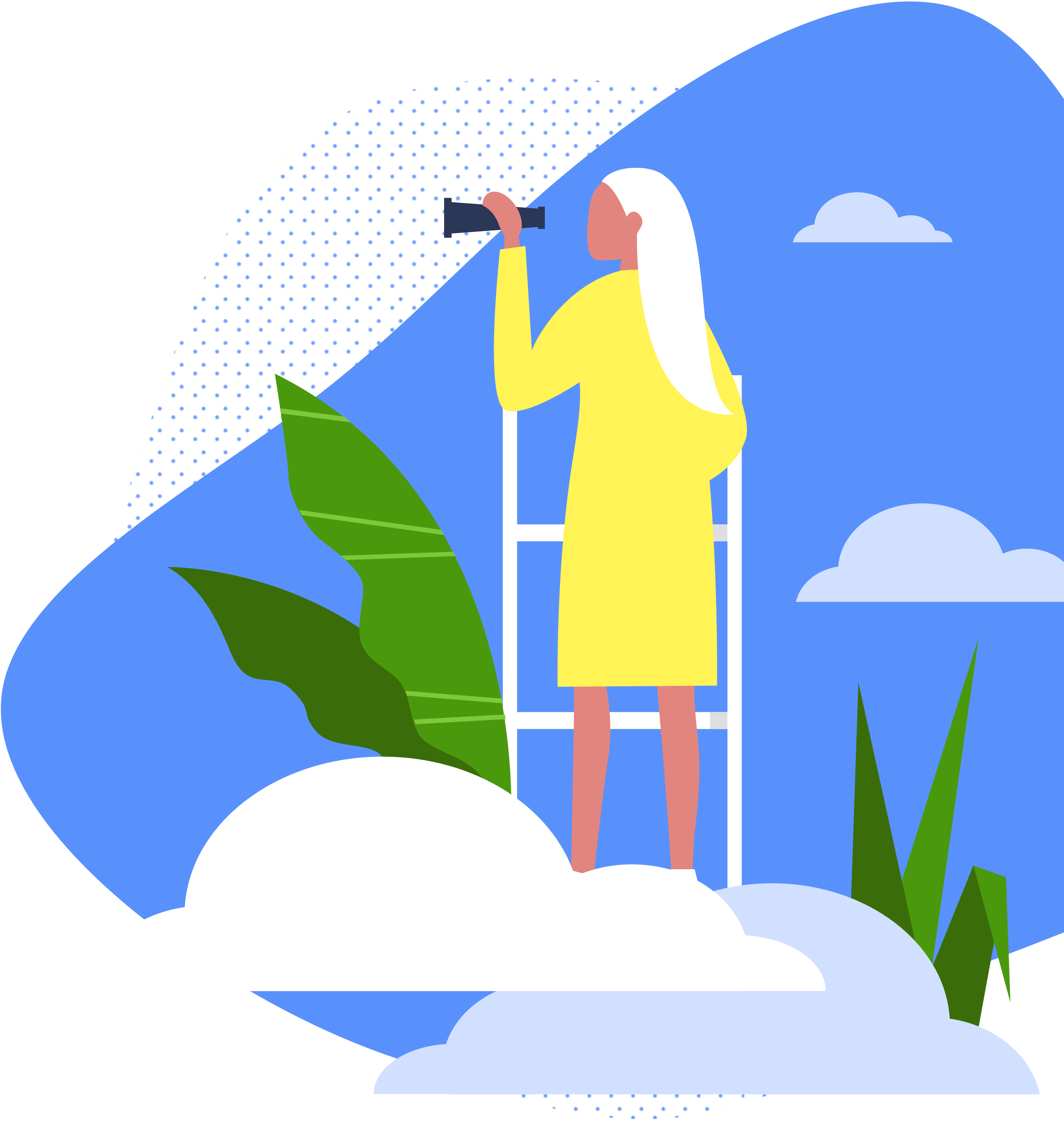 Prosple Education Technology Hero Banner - Illustration Clipart - Full ...