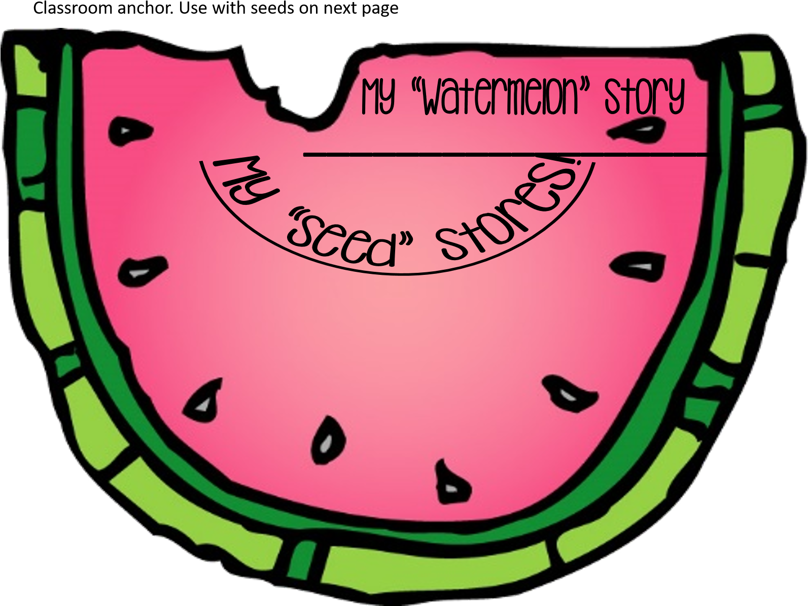 Download Watermelon Seed Clipart - Png Download (#5577642) - PinClipart