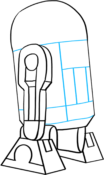 Download How To Draw R2-d2 From Star Wars - Sketch Clipart (#5578724 ...