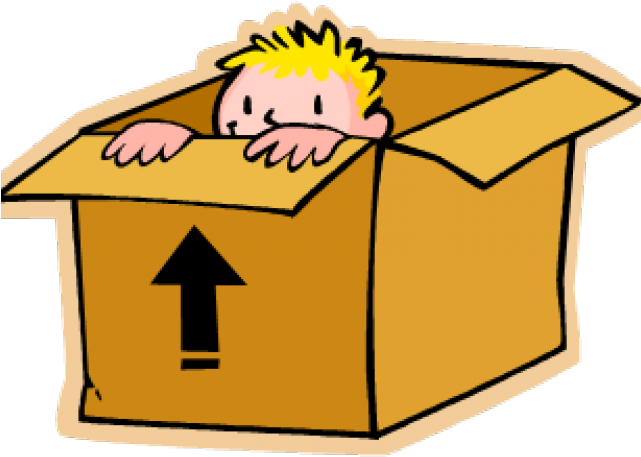 Cartoon Outside The Box Thinking Clipart - Full Size Clipart (#5582967 ...
