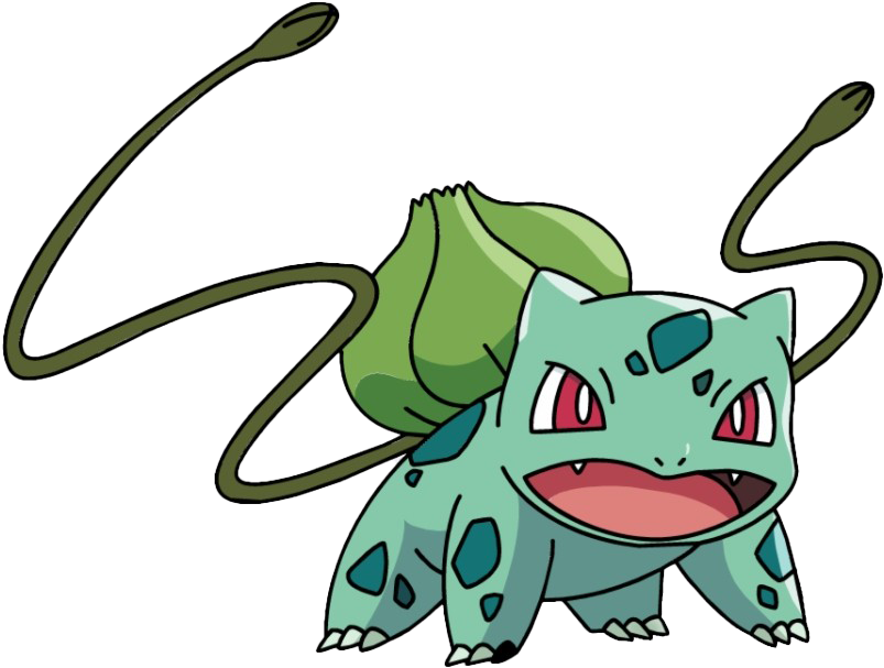 Bulbasaur Png Clipart - Bulbasaur Using Vine Whip Transparent Png ...