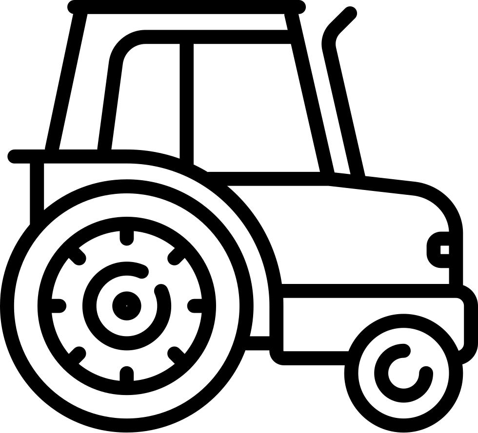Transparent Tractor Clip Art Black And White - Quality Time Icon Png ...