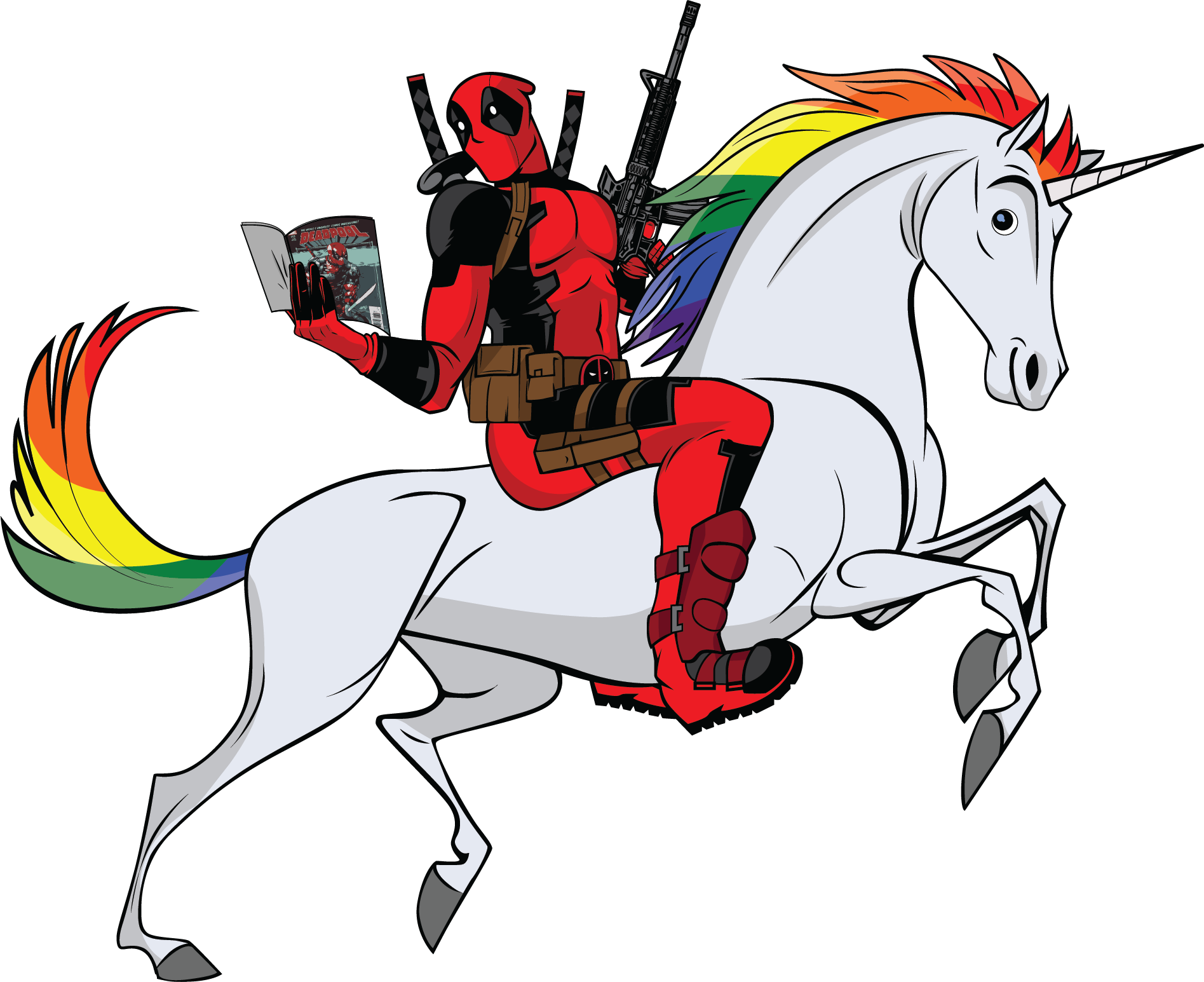 Transparent Deadpool Clip Art - Png Download - Full Size Clipart ...
