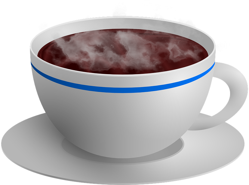 Hot Chocolate Coffee Tea - Coffee Cup Png Gif Clipart - Full Size ...