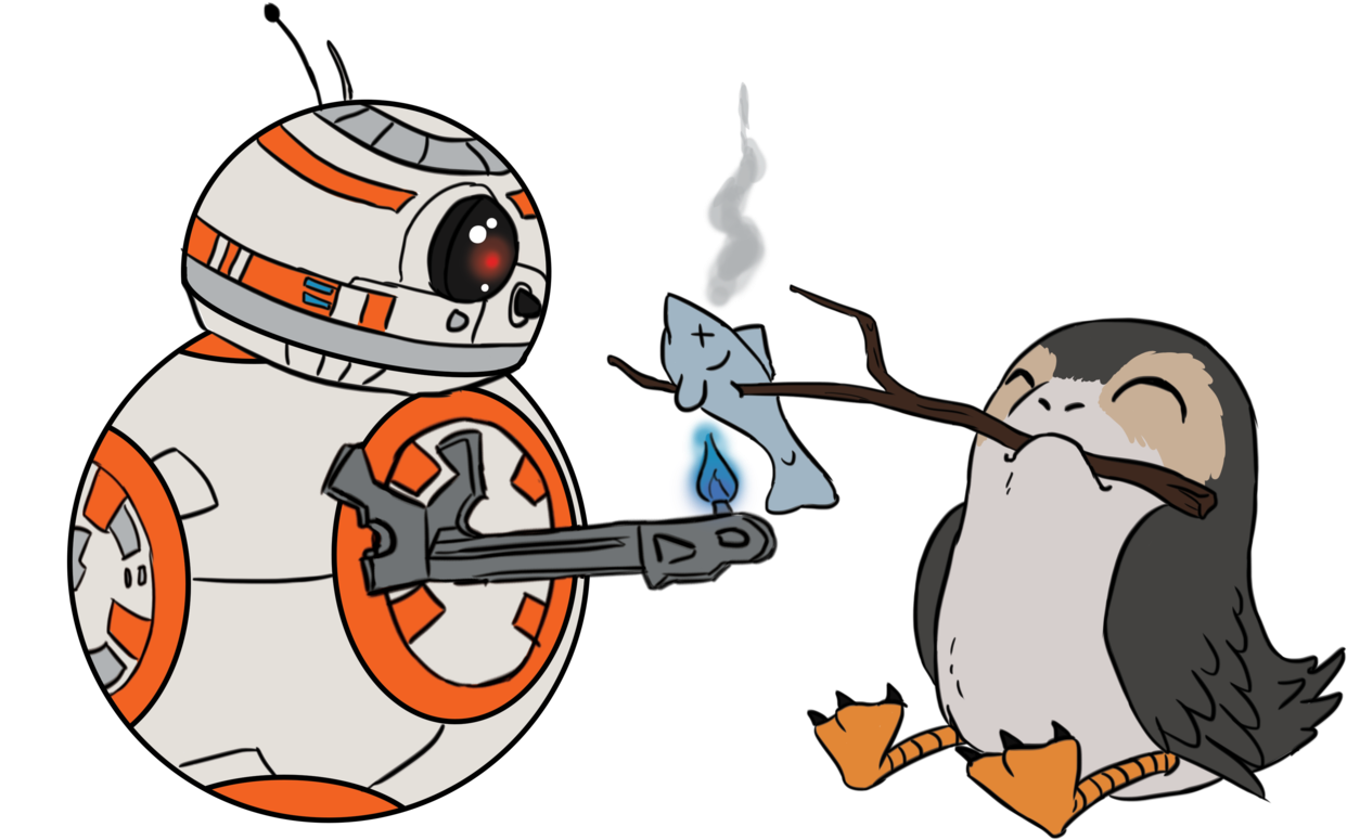 Star Wars Roasted Porg Clipart - Full Size Clipart (#5591480) - PinClipart