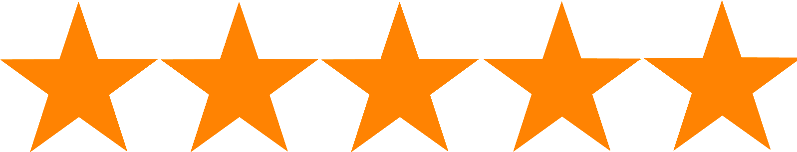 Five Orange Stars Clipart - Full Size Clipart (#5591845) - PinClipart